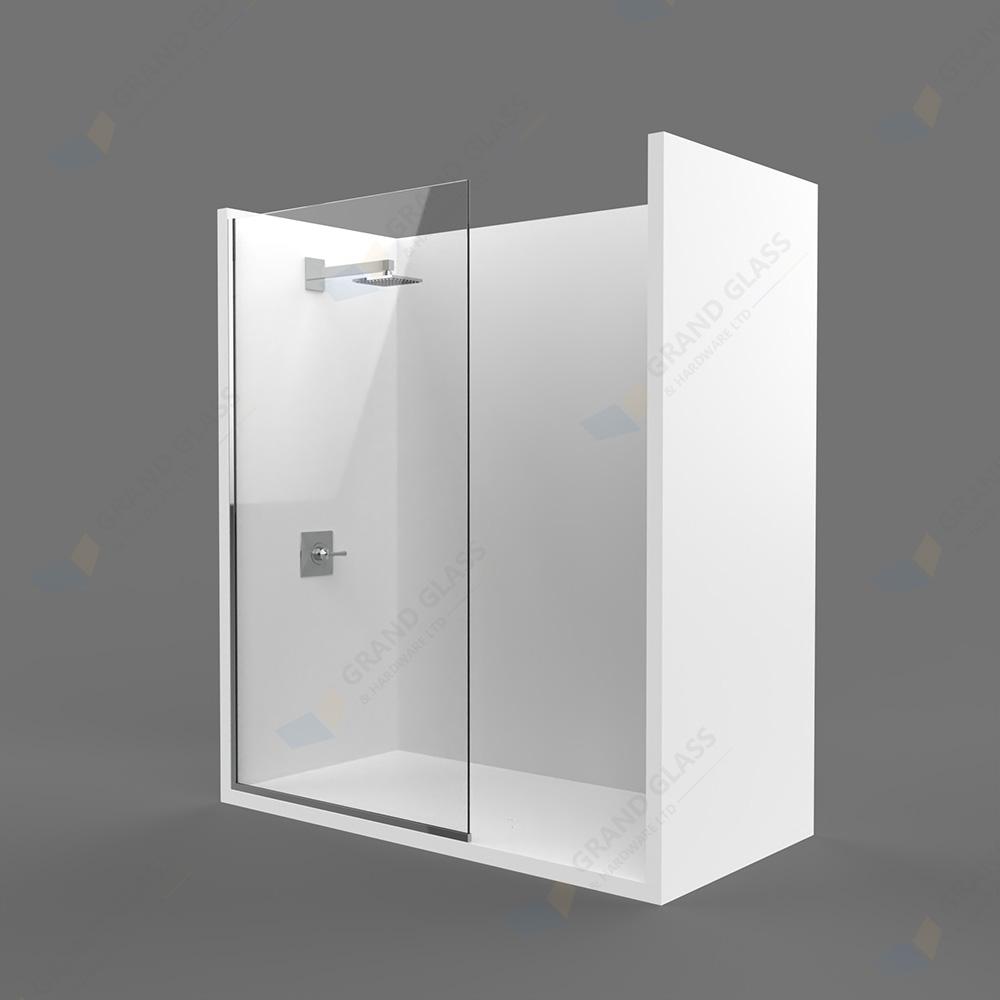 Walk-in Shower Unit - Clear Glass