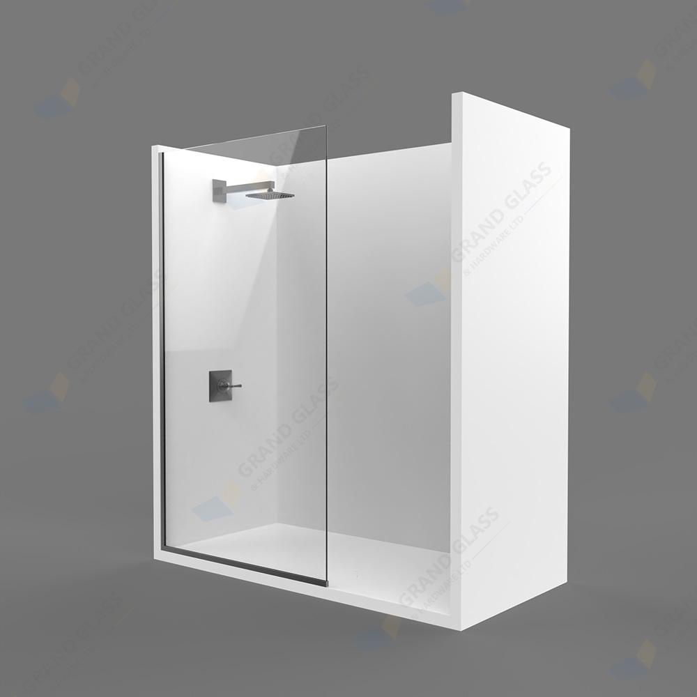 Walk-in Shower Unit - Clear Glass